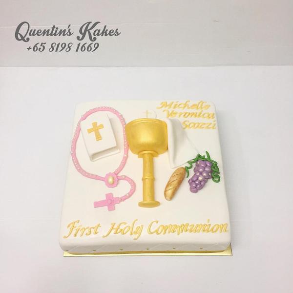 Holy Communion Cake – Quentin's Eurasian Restaurant
